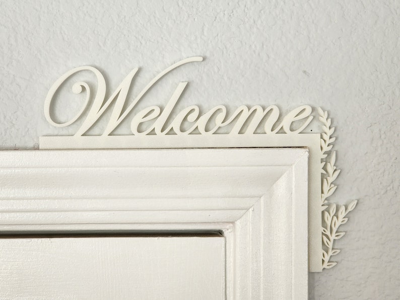 Welcome Door Topper Over the Door Sign Welcome Sign - Etsy