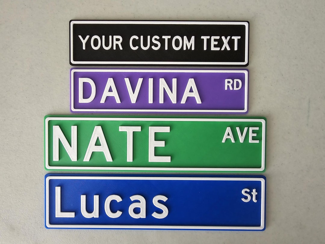 Custom Street Sign | Personalized Road Sign | Make Your Own Street Sign ...