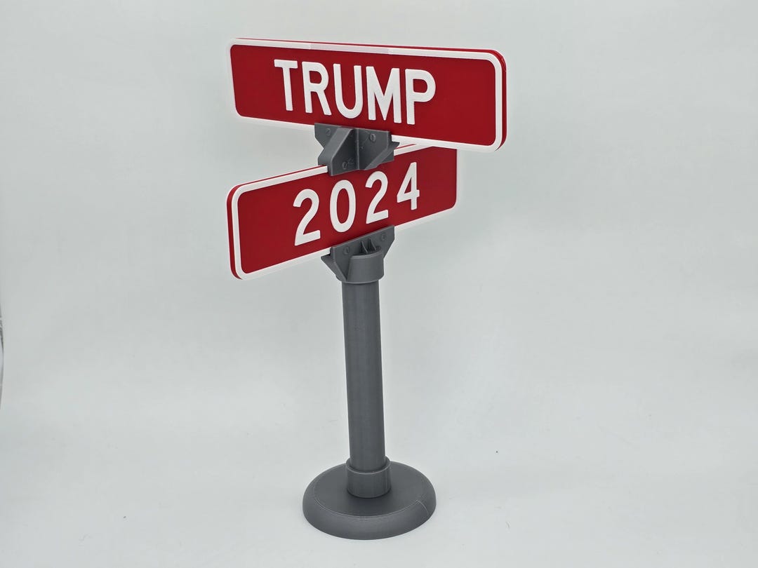 Custom Trump Vance 2024 Street Sign Stand Road Sign Desk Name President ...