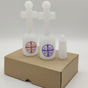 The Ultimate Holy Water Holy Oil Containers Box Two Bottles of 4.22 ...