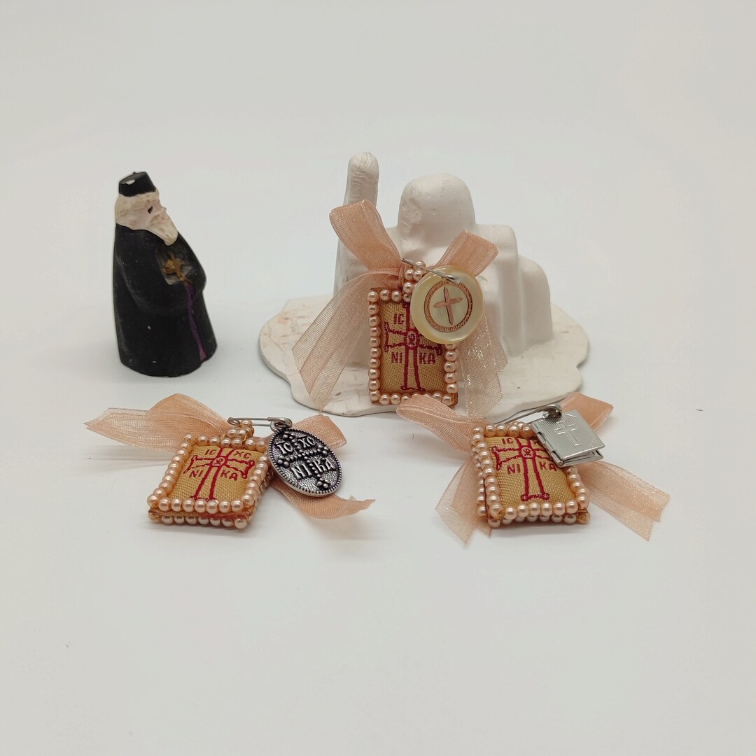 Greek Orthodox Filakto Jesus Christ ICXC NIKA Ochre Color Scented With ...