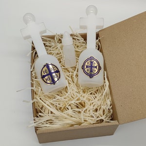 The Ultimate Holy Water Holy Oil Containers Box Two Bottles of 4.22 ...