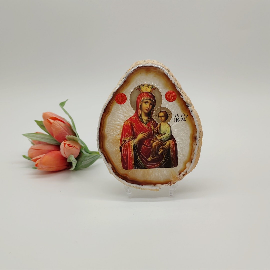 Orthodox Icons Virgin Mary Holy Mother Theotokos Jesus Christ ...