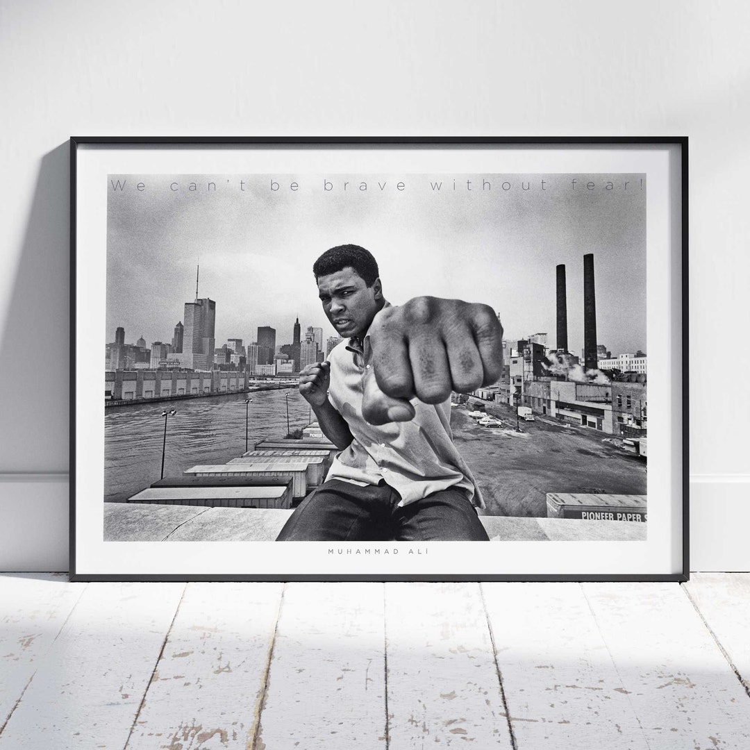 Muhammad Ali Poster, Wall Art, Printable Poster, Black and White ...