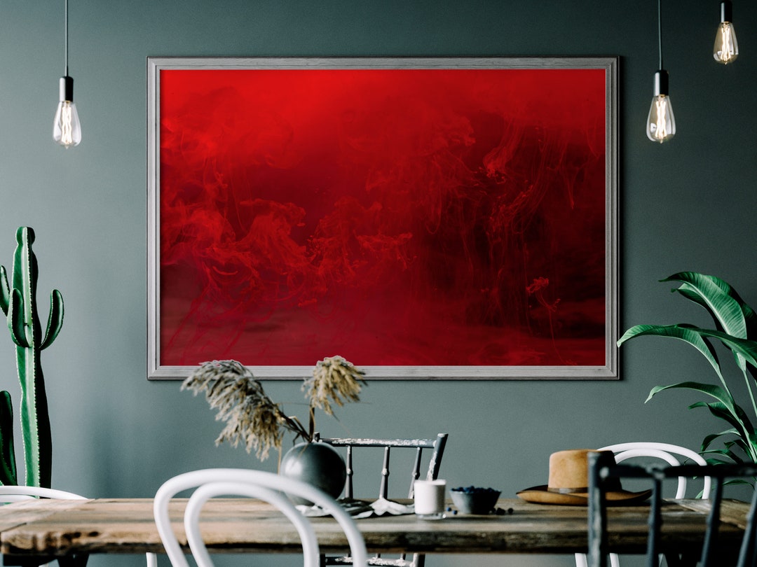 Inferno Abstract Photography Print: Large Modern Wall Art - Etsy