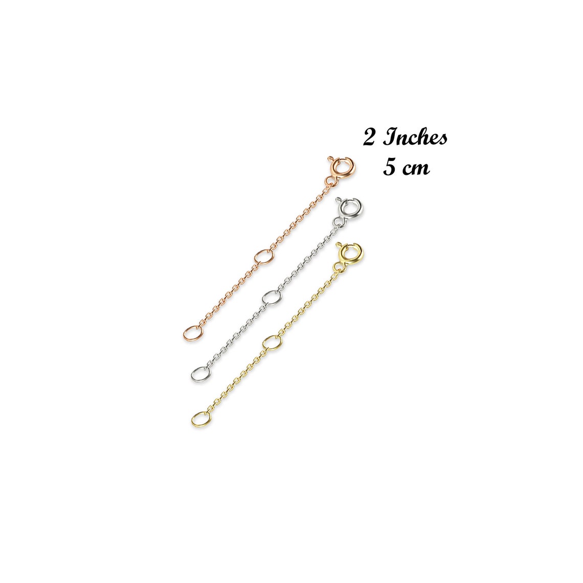 14K Solid Gold Extender Chain Gold Extender Chain Solid - Etsy