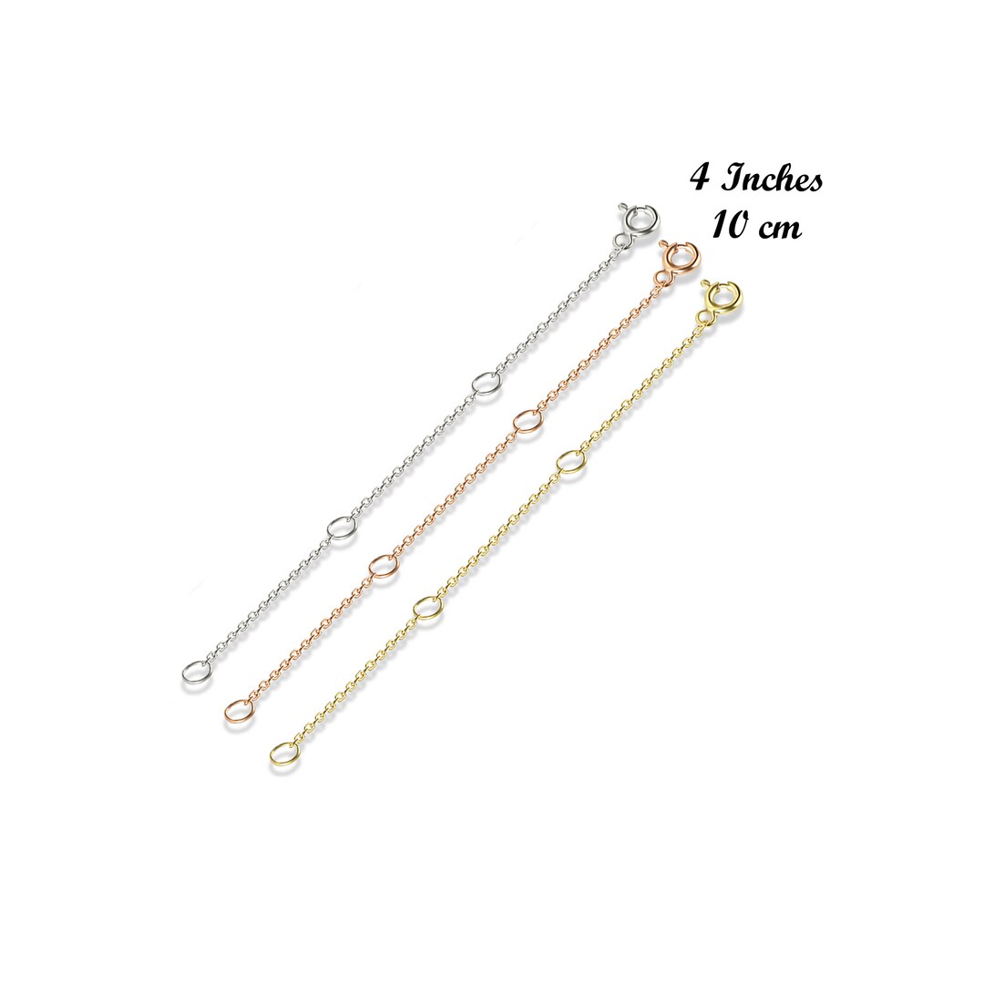 14K Solid Gold Extender, Extender Jewelry, Necklace-bracelet Extender ...