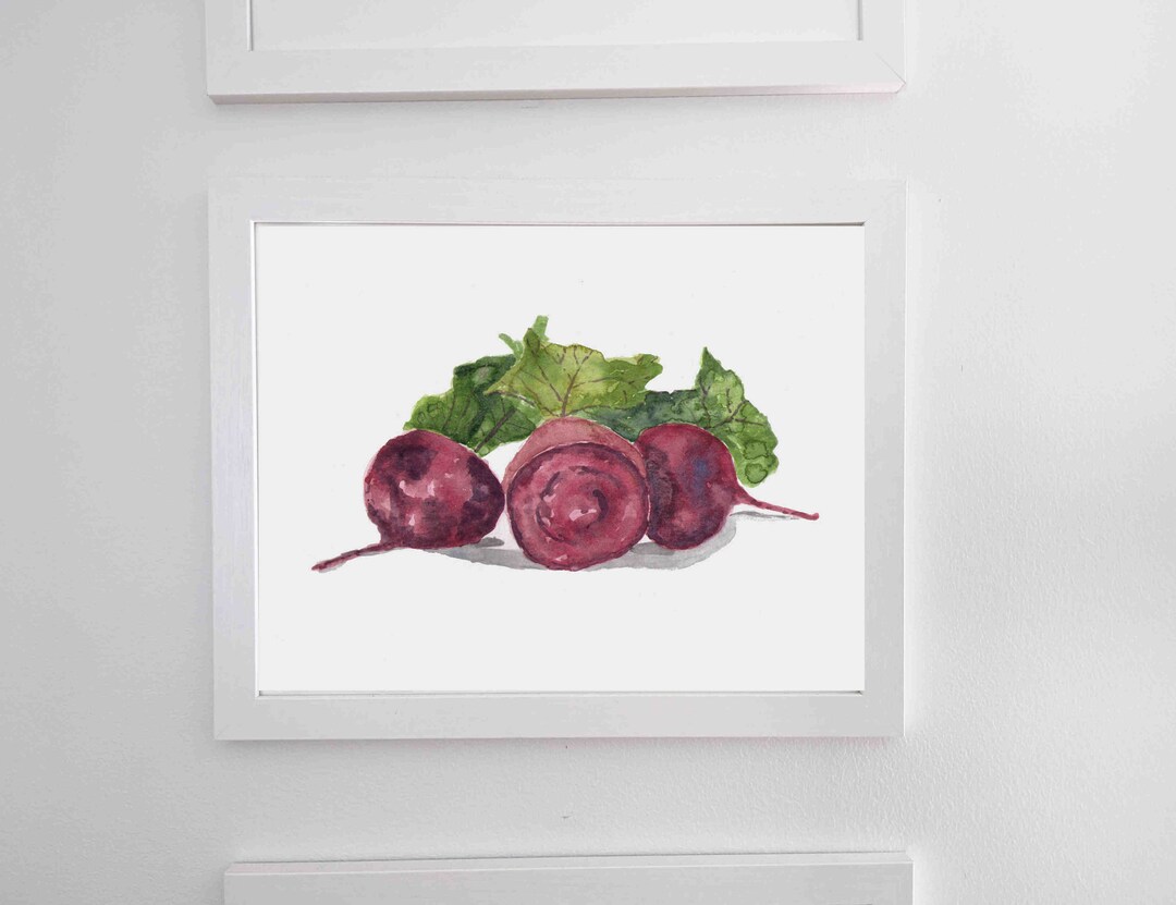 Beets Watercolor Painting / Digital Download / 5x7 & 8x10 - Etsy