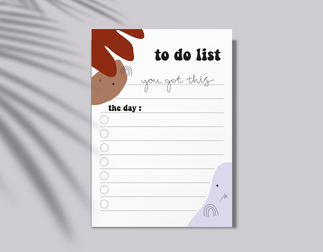 To-do List Printable - Etsy