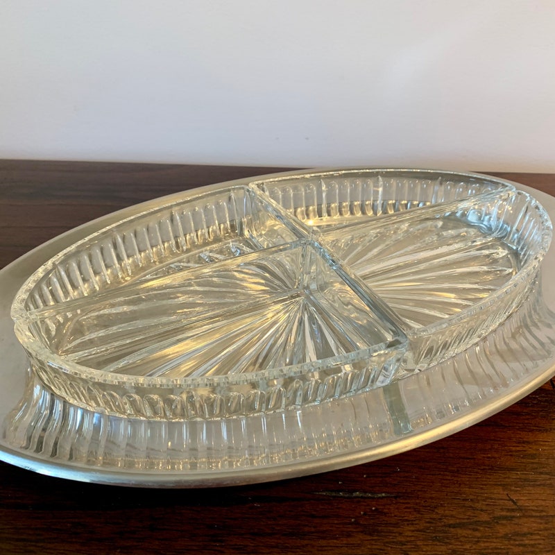 Crystal Serving Tray - Etsy