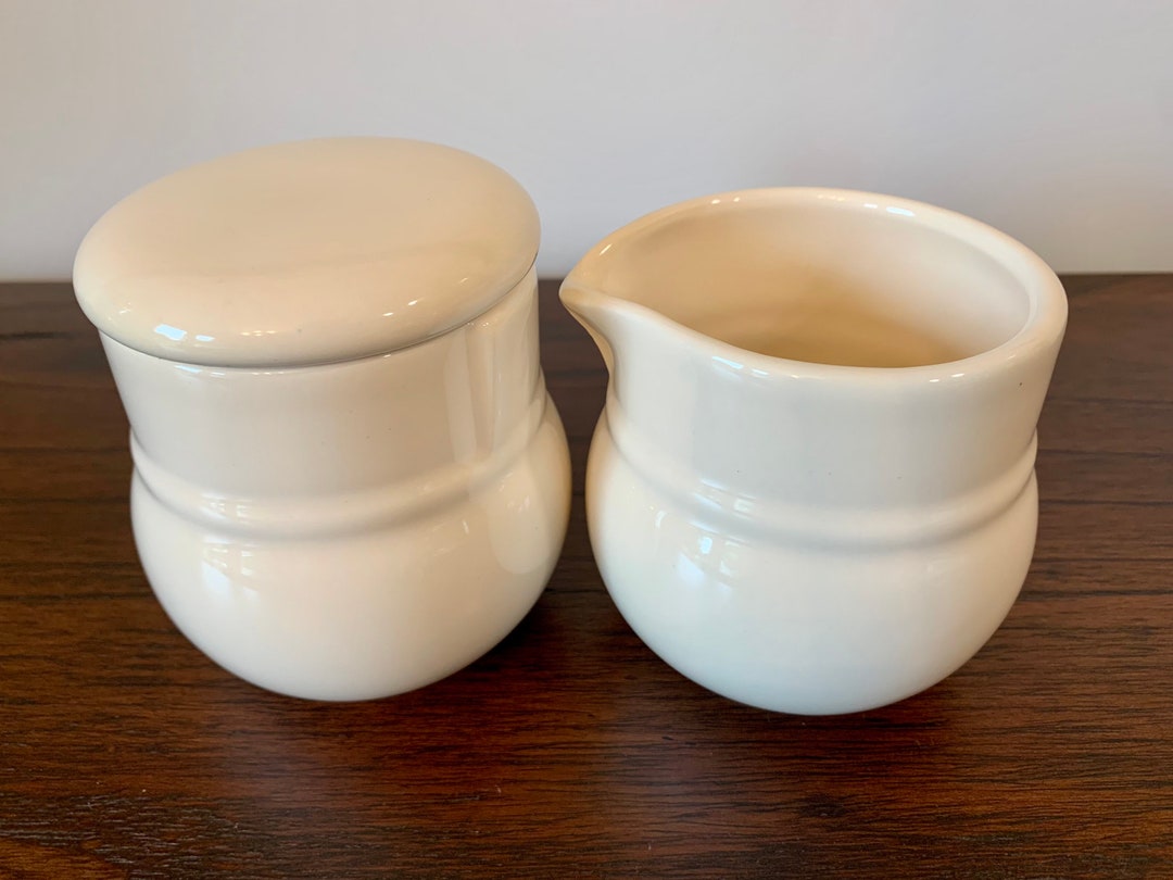 Vintage Mid Century Modern Retro Claudia Shuride Creamer and Sugar Bowl ...