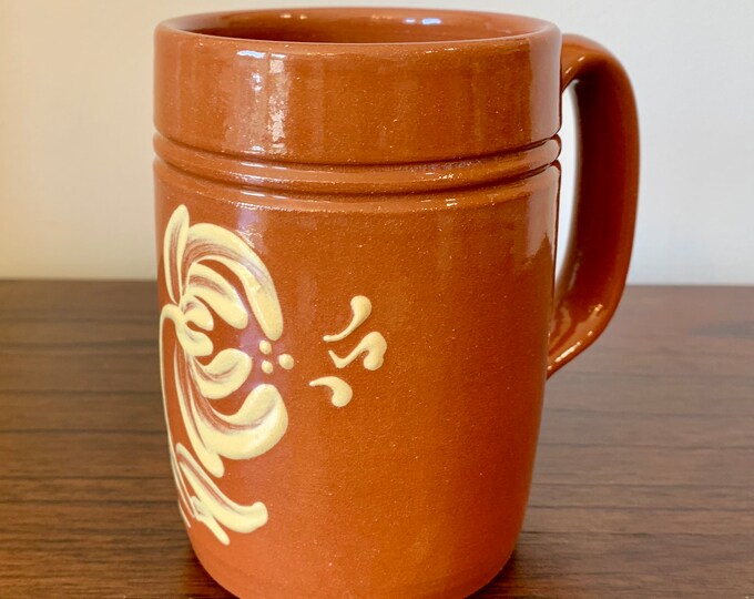 Vintage Terracotta Greenfield Village Pratt Pottery Mug - Etsy