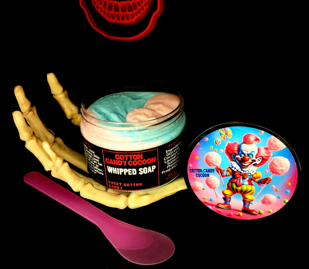 Horror Inspired Whipped Soap Cotton Candy Cocoon - Etsy