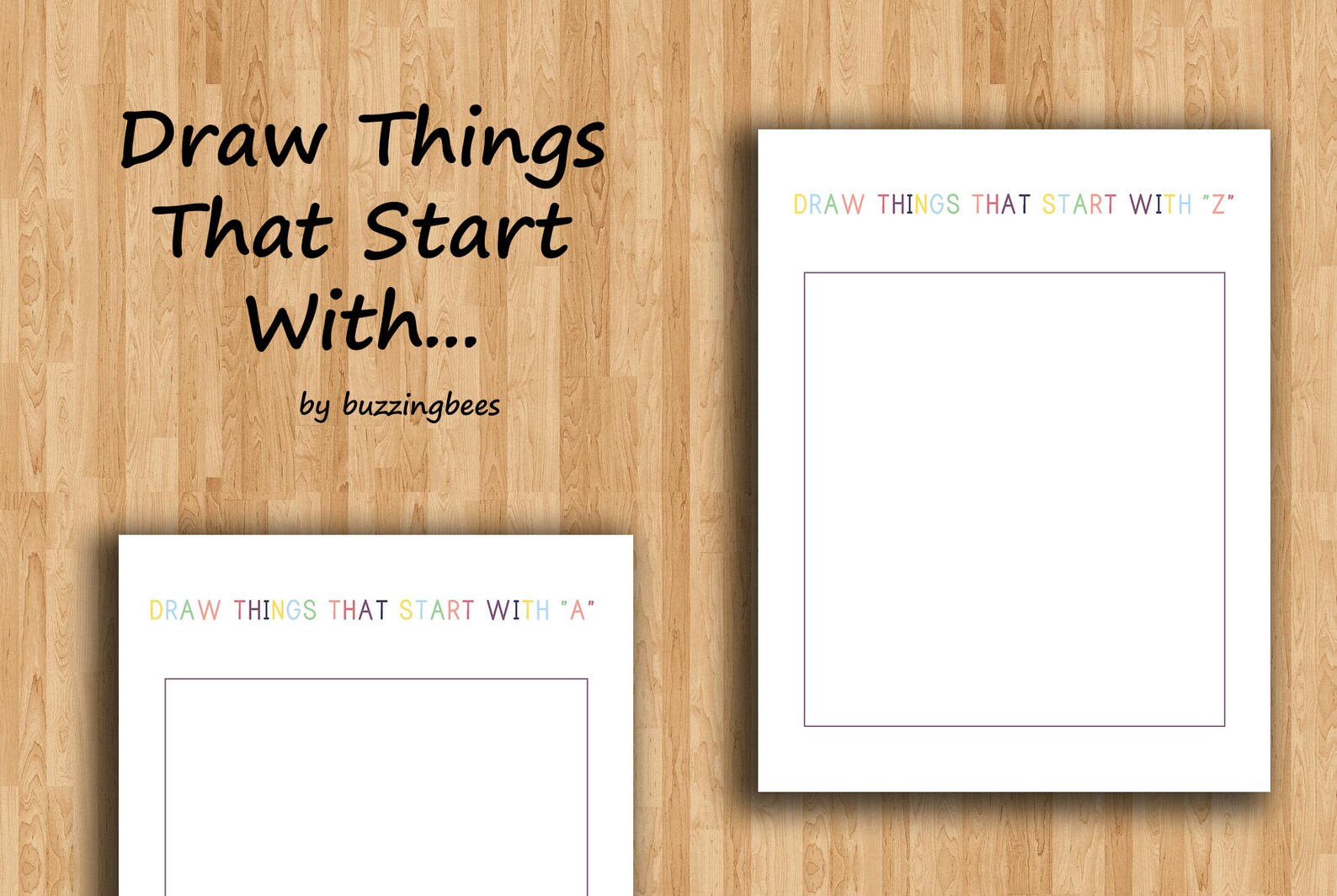 Full Alphabet Drawing Worksheets Alphabet Drawing Preschool - Etsy Canada