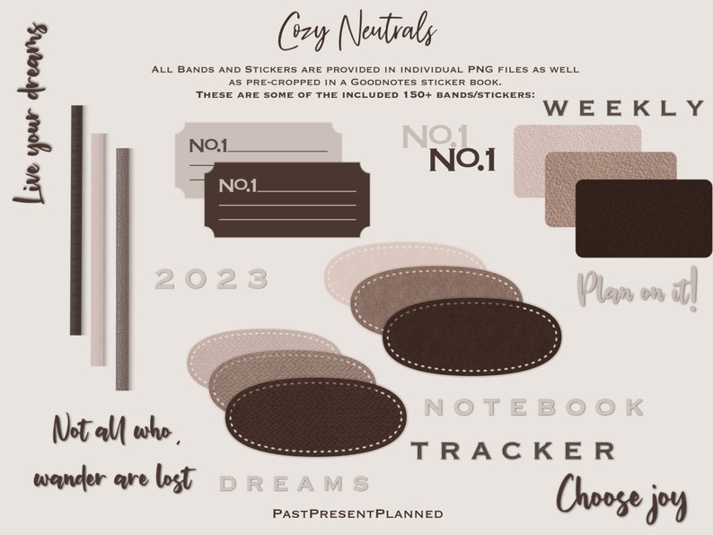 Digital Notebook Covers | Digital Planner Covers | Goodnotes Covers ...