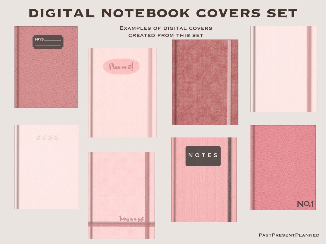 Digital Notebook Covers | Digital Planner Covers | Goodnotes Covers ...