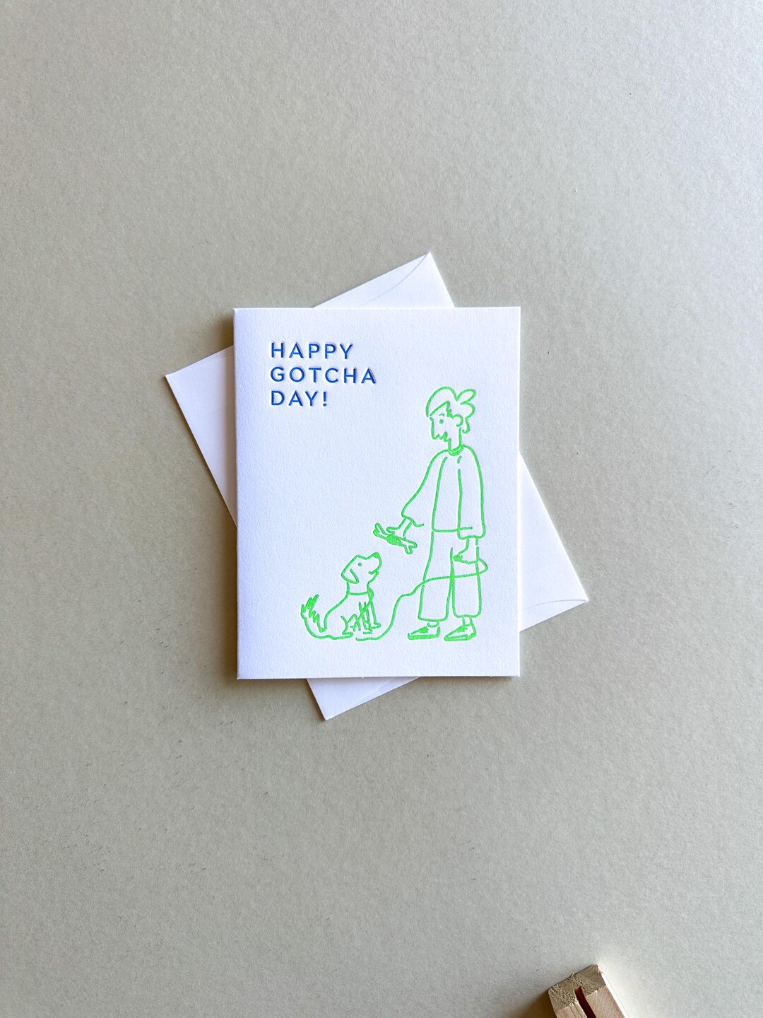 Happy Gotcha Day! - Letterpress Greeting Card - Etsy