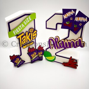 Takis Theme 3D Letter: Personalized Birthday Party Decor - Etsy