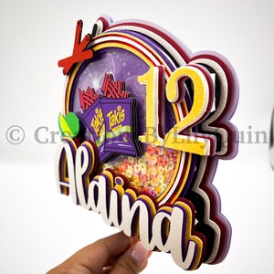 Takis Theme Shaker Topper/ Takis Birthday Party/ Takes Cake Topper - Etsy