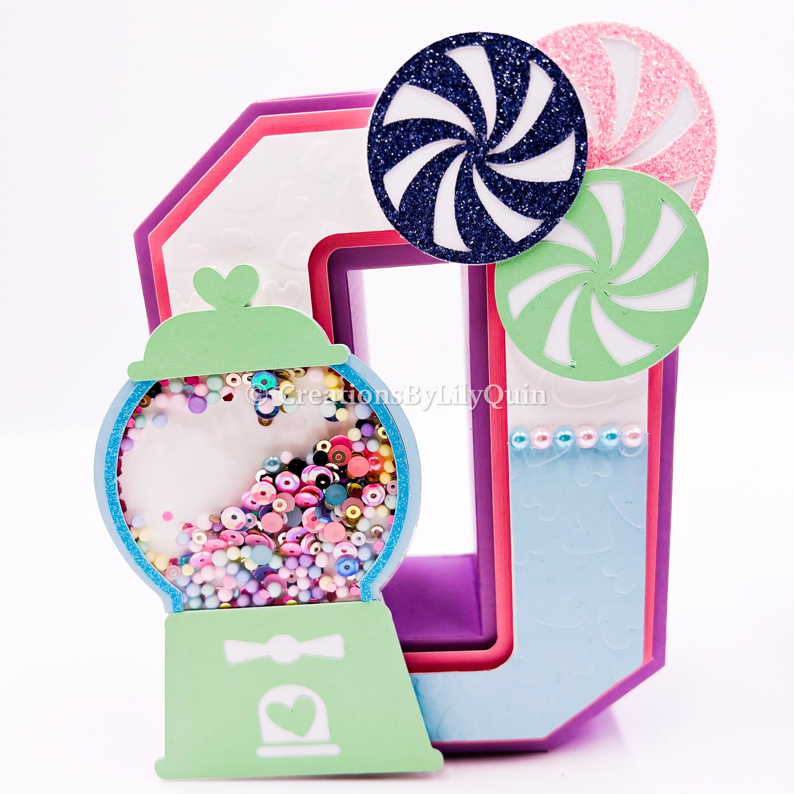 Candy Theme 3D Letters - Etsy