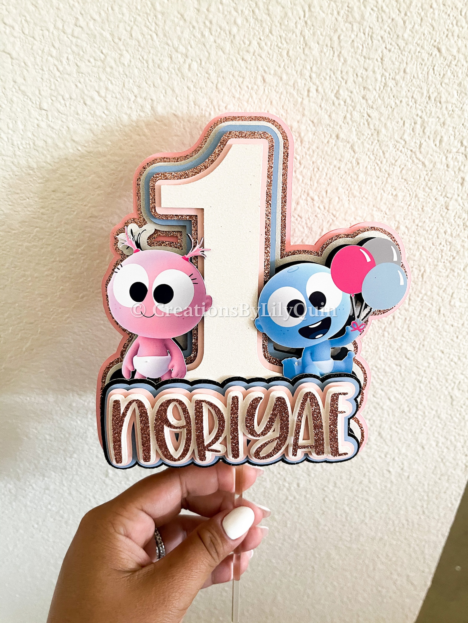 Googoo & Gaagaa 3D Cake Topper - Etsy