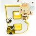 Bumble Bee 3D Letters - Etsy