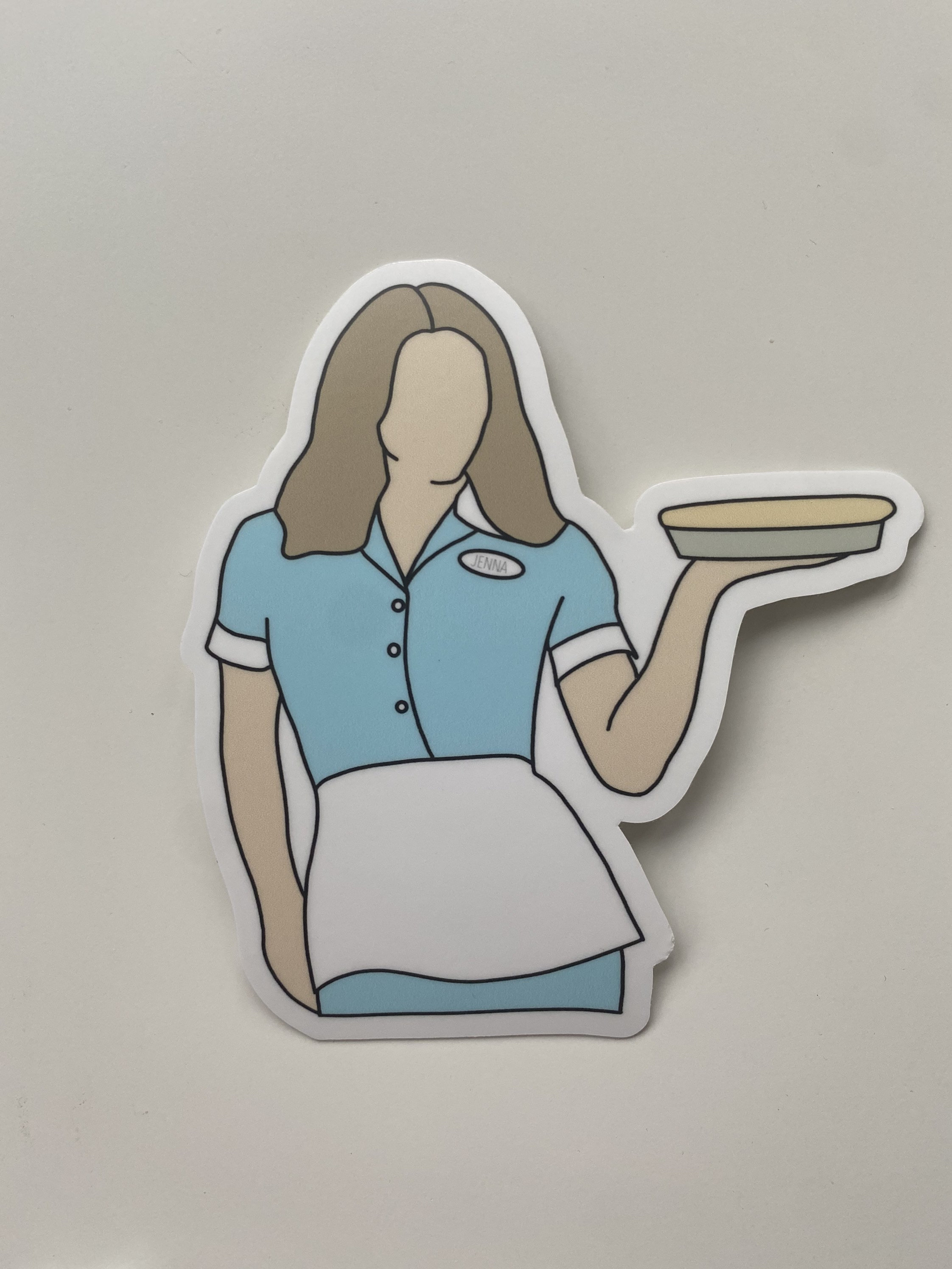 Jenna From Waitress Sticker Musical Theatre Sticker - Etsy UK