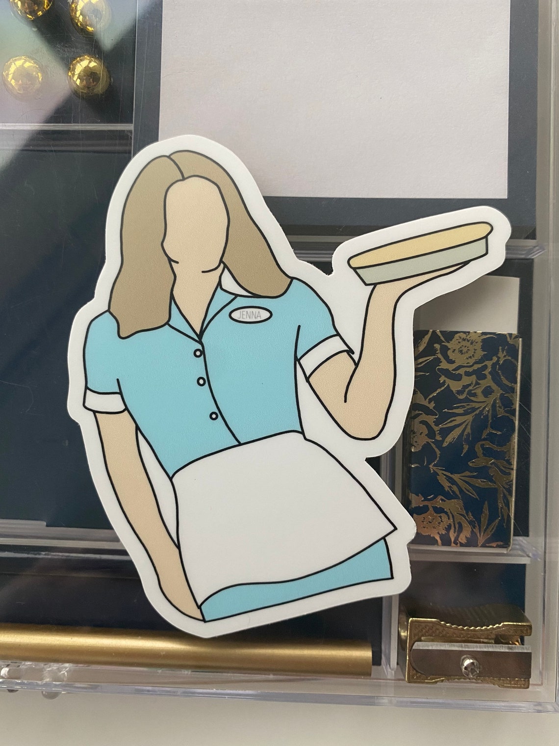 Jenna From Waitress Sticker Musical Theatre Sticker - Etsy