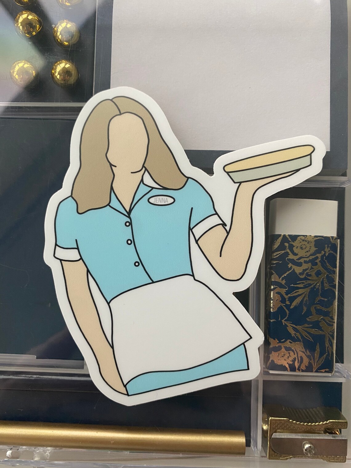 Jenna From Waitress Sticker Musical Theatre Sticker - Etsy
