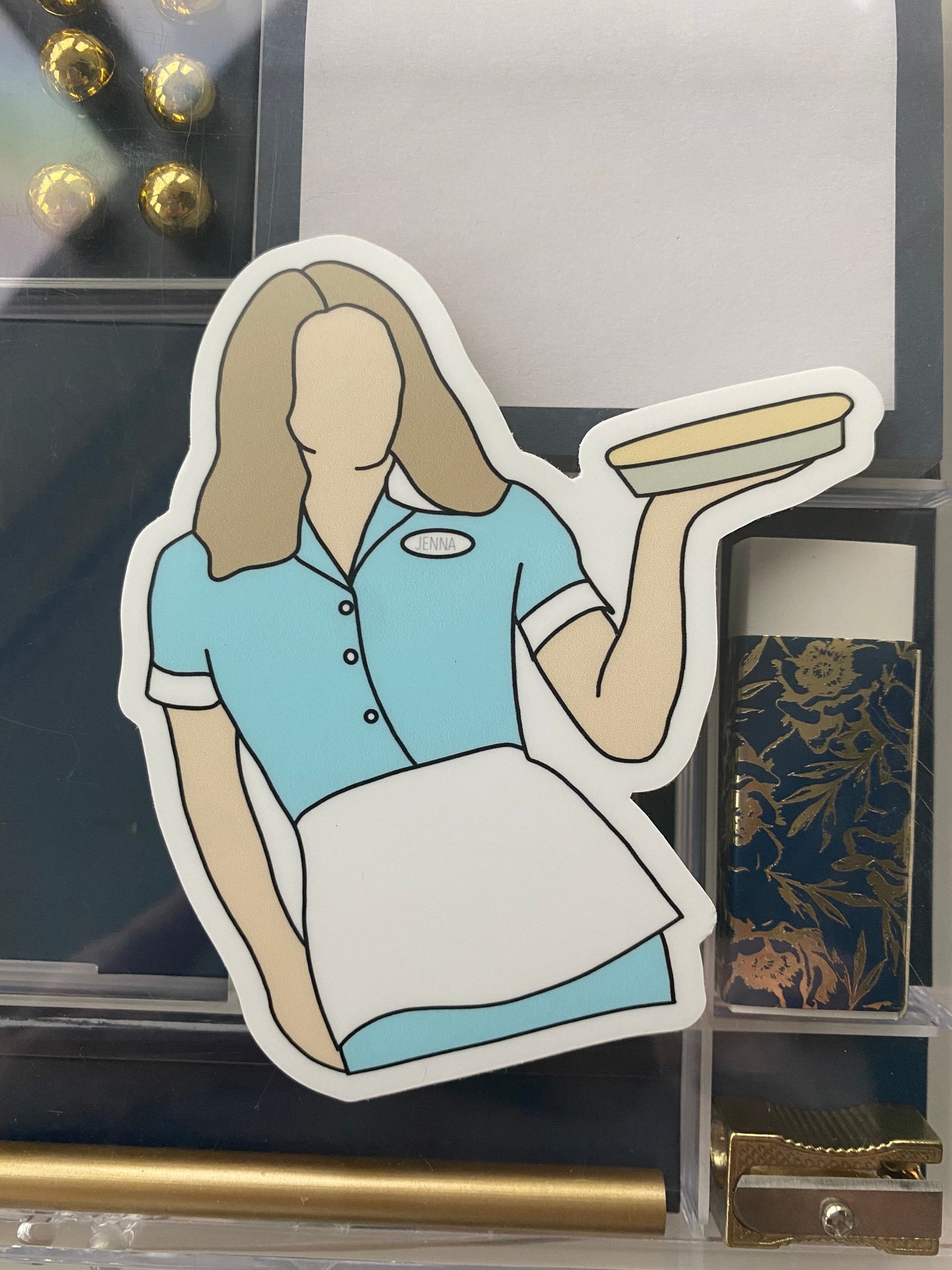 Jenna From Waitress Sticker Musical Theatre Sticker - Etsy UK