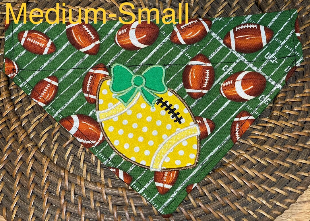 Football Special! Over the Collar Bandana, Embroidered Bandana, Posted ...