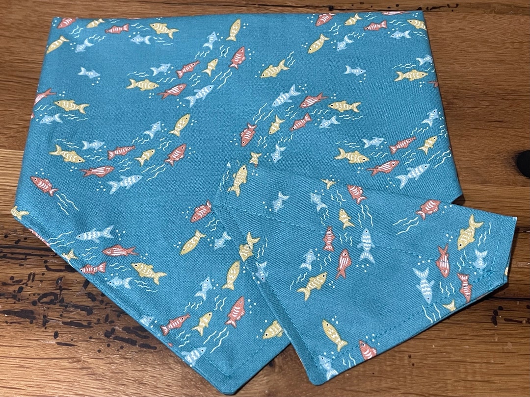 Schools of Fish! Cute Fish Swimming Around, Springtime Bandana, Summer ...