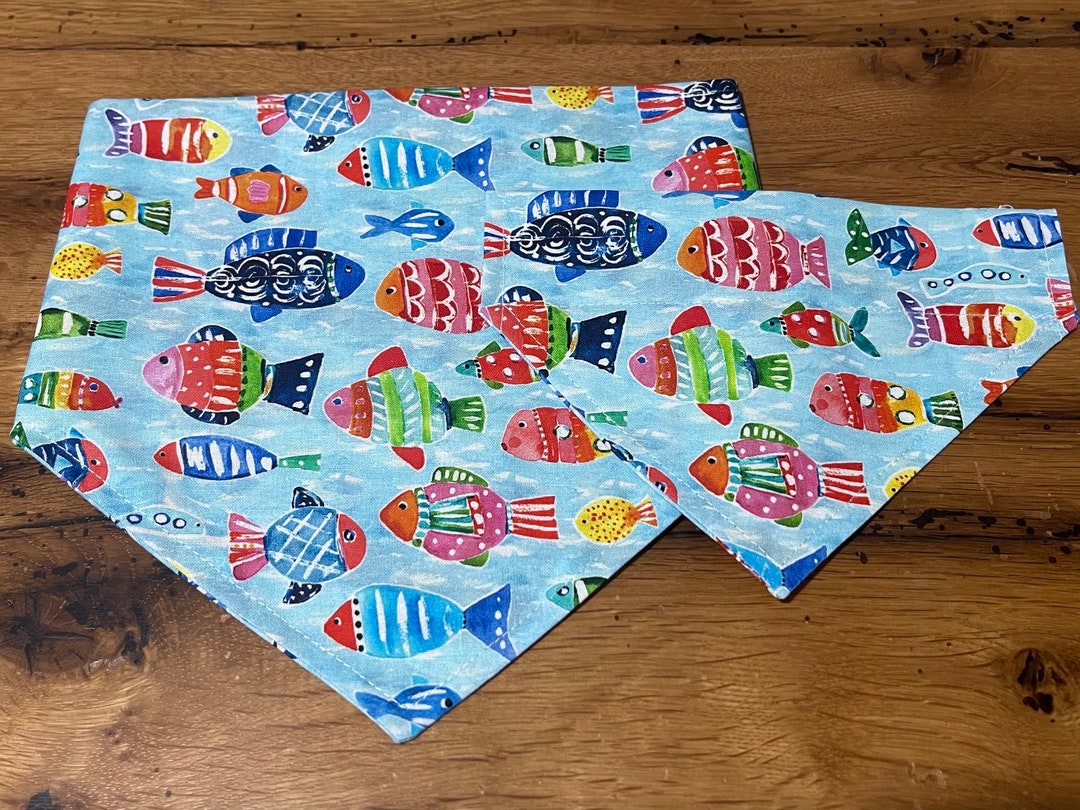 Tropical Fish Cute Fish Swimming Around, Springtime Bandana, Summer ...