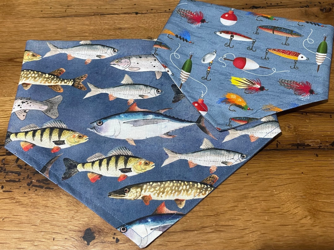 Go Fish! Fishing and Bobbers, Hook and Bait! Gone Fishing Reversible ...