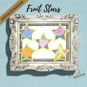 Teacher Reward Set Fruit Stars DIGITAL DOWNLOAD - Etsy