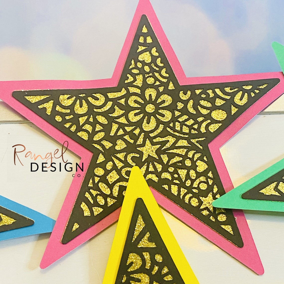 ESL Mandala 6 Star Cut Outs Reward/props Props for | Etsy