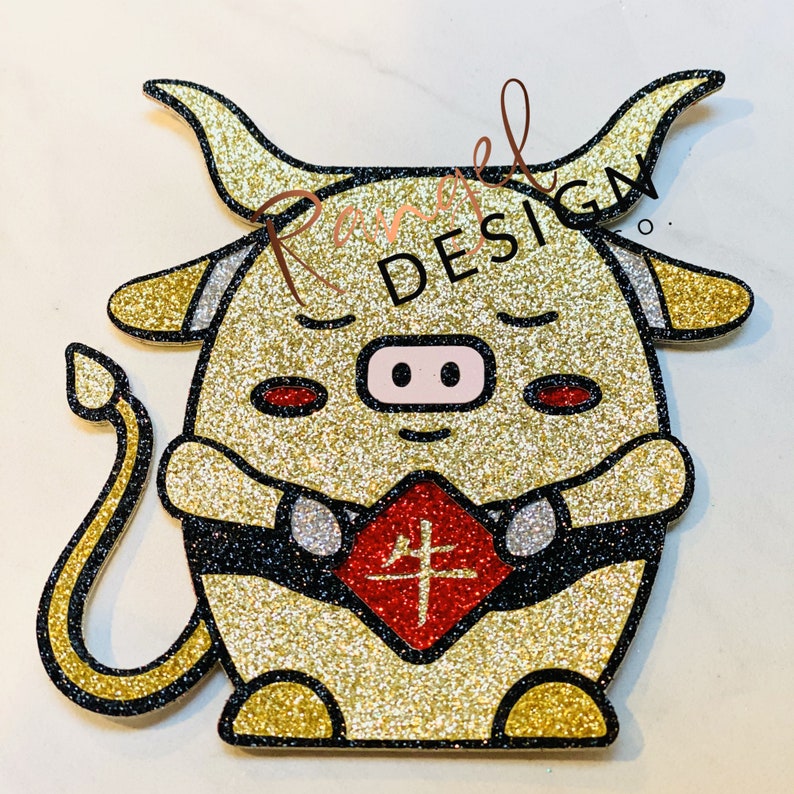 Teacher Chinese New Year With Chinese Ox Reward Props Set of 7 Props ...