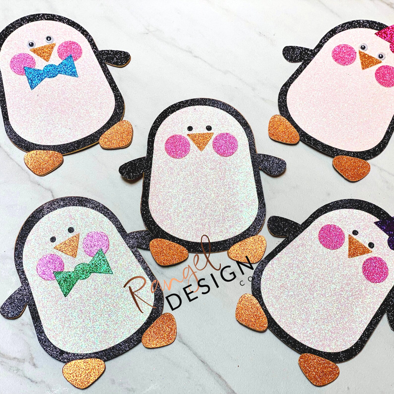Colorful Penguins - Teaching Reward/props for ESL Teachers - Set of 6 ...