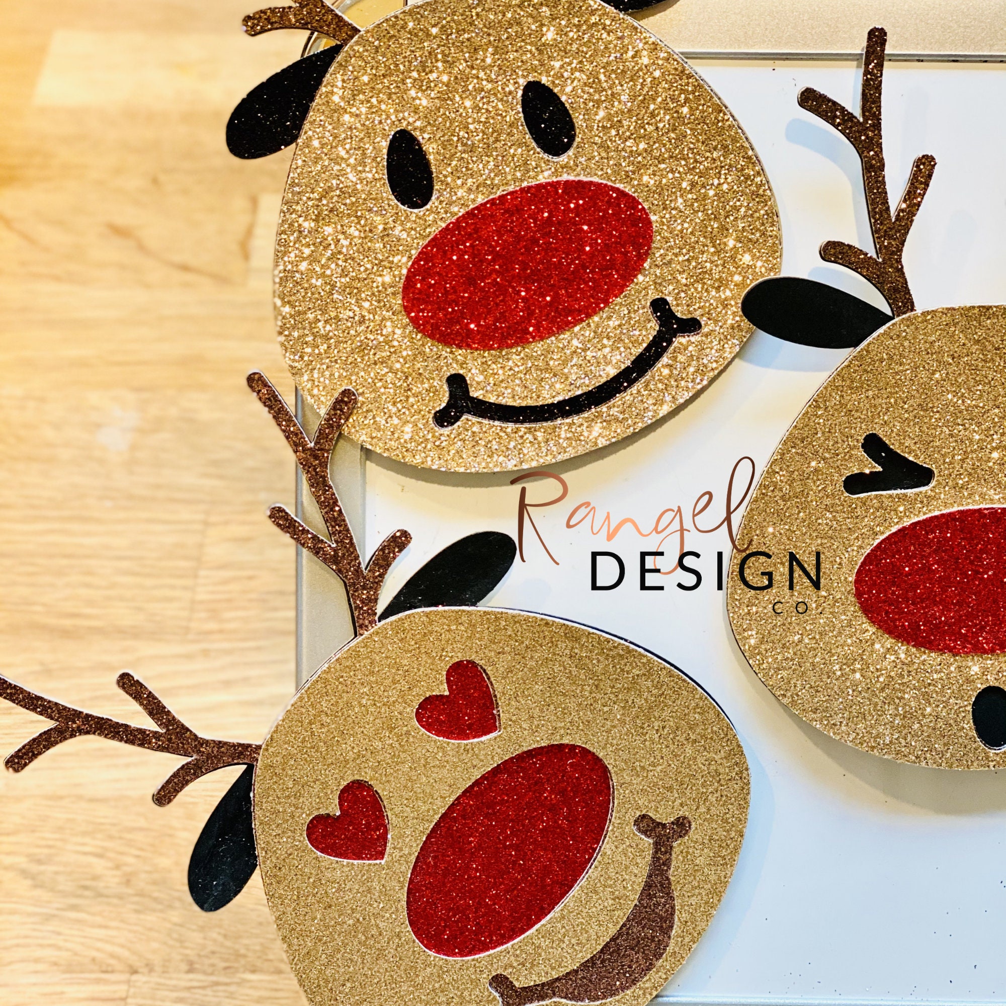 Reindeers With Emotions Reward Prop - Set of 5 With Magnets - Props for ...