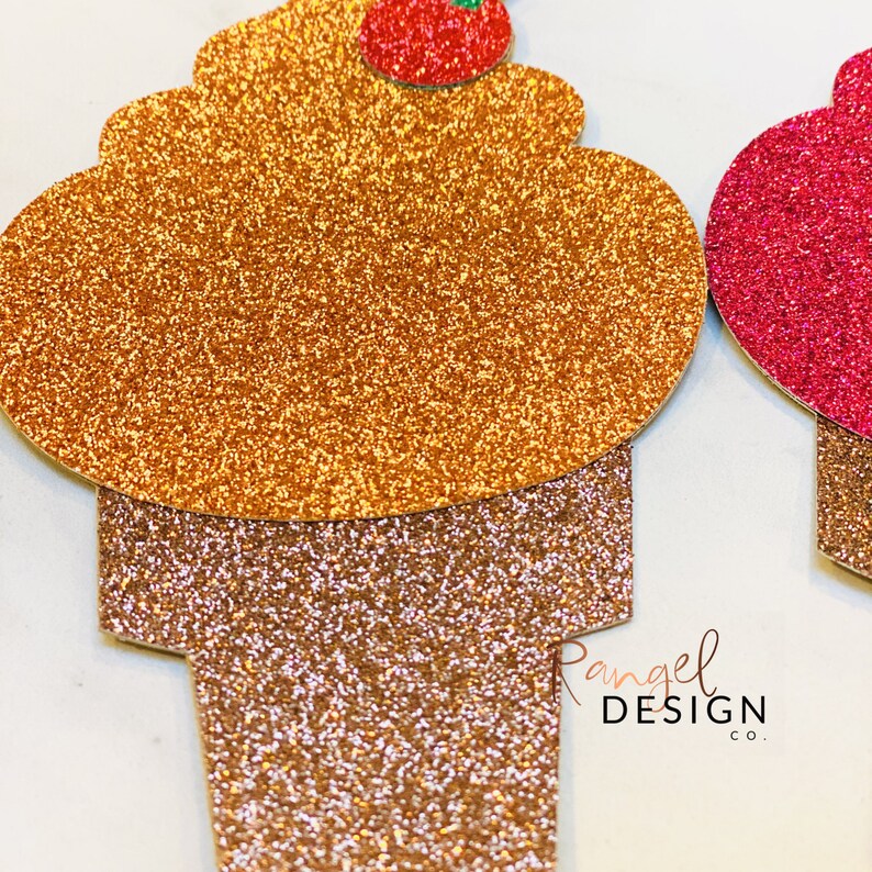 Individual Glitter Color Ice Creams - Set of 5 - Props for Teaching ...