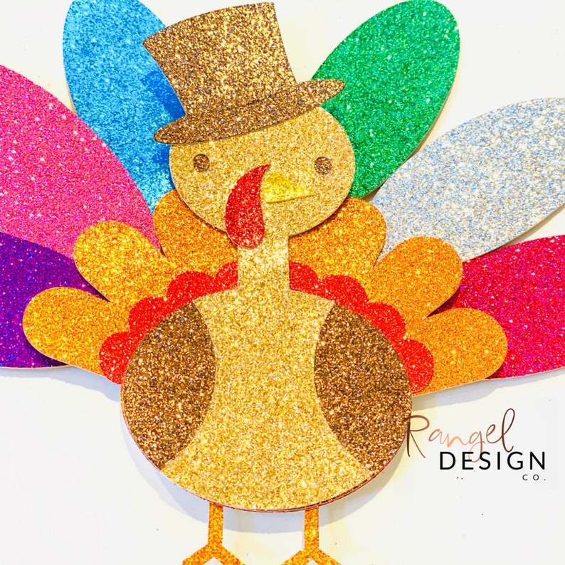 Build a Turkey Reward Prop With Magnets Set of 6 Color Feathers Props ...