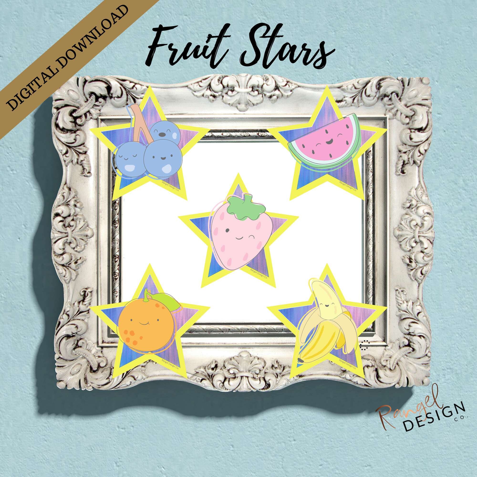 Teacher Reward Set - Fruit Stars - DIGITAL DOWNLOAD - Education ...
