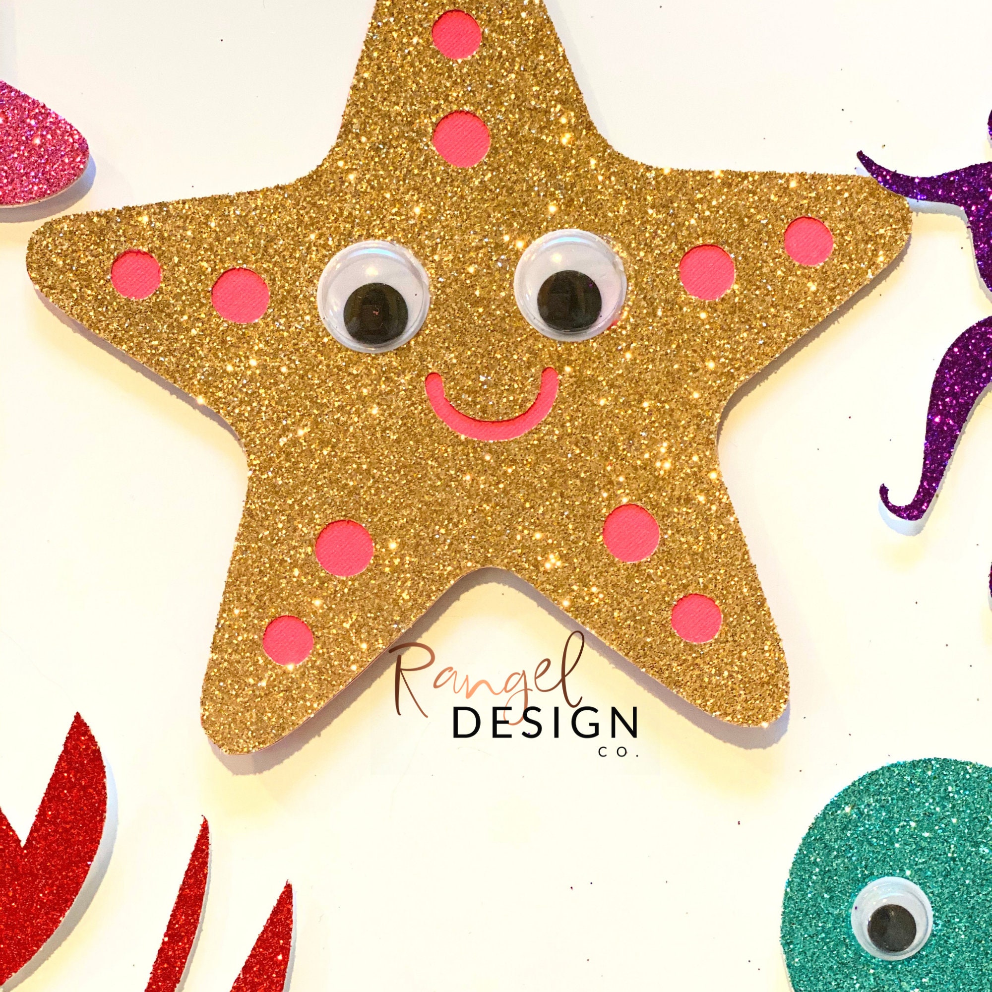 Sea Animal Glitter Reward Props Set of 5 Props for - Etsy