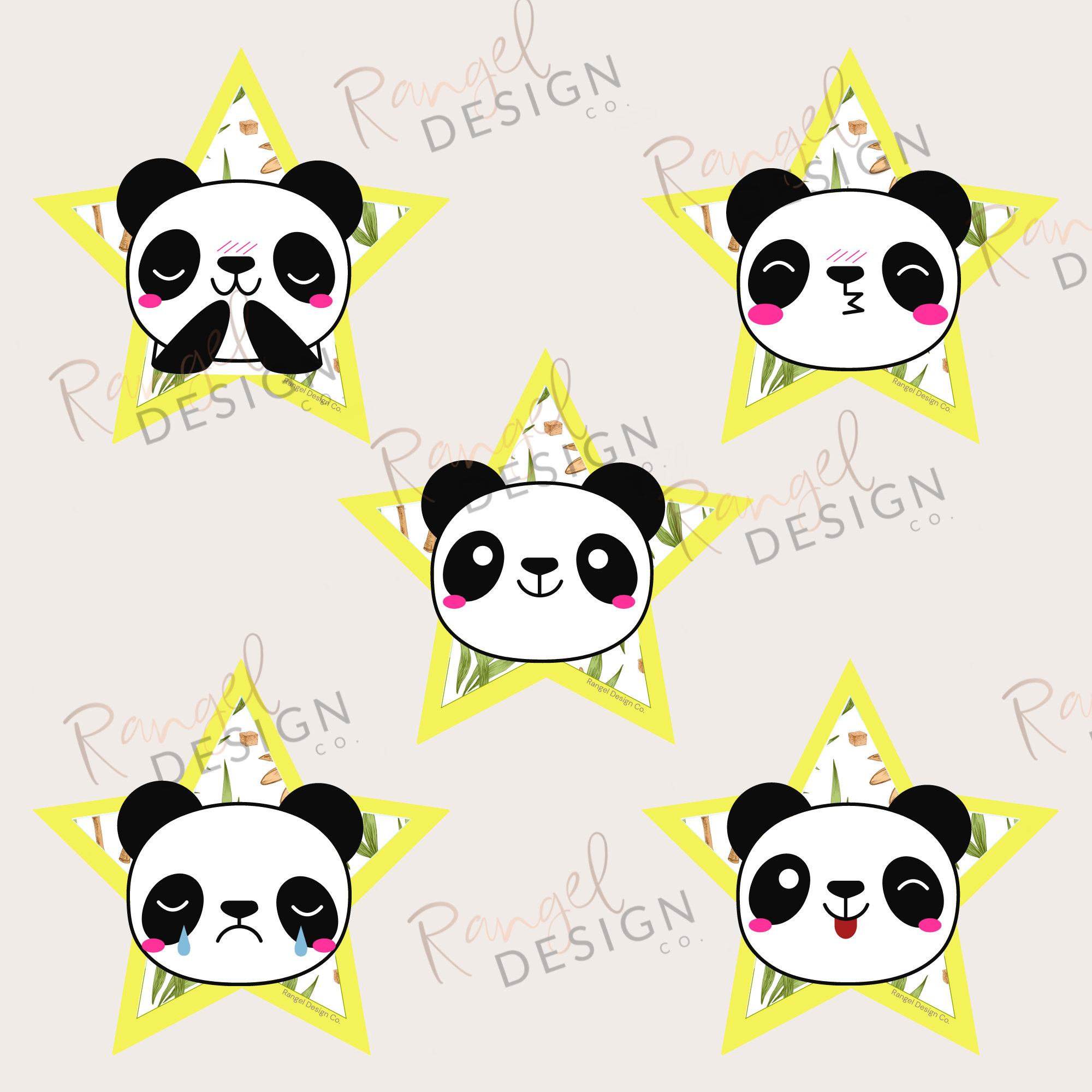 Teacher Reward Set - Panda Stars - DIGITAL DOWNLOAD - Education ...