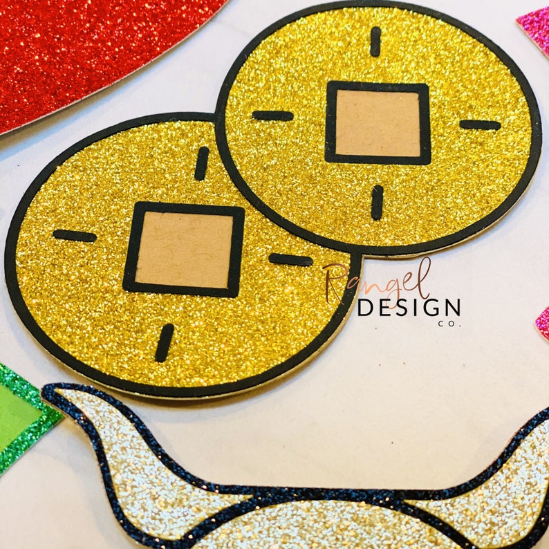 Teacher Chinese New Year With Chinese Ox Reward Props Set of 7 Props ...