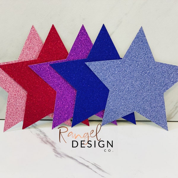 Glitter Star - Etsy