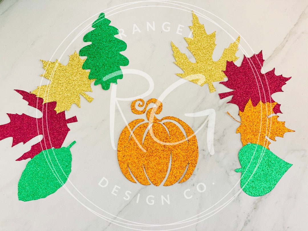 Pumpkin and Autumn Leaves Props Set of 9 VIPKID Gogokid - Etsy