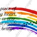 A Piece of My Heart is Over the Rainbow Bridge Png Digital - Etsy