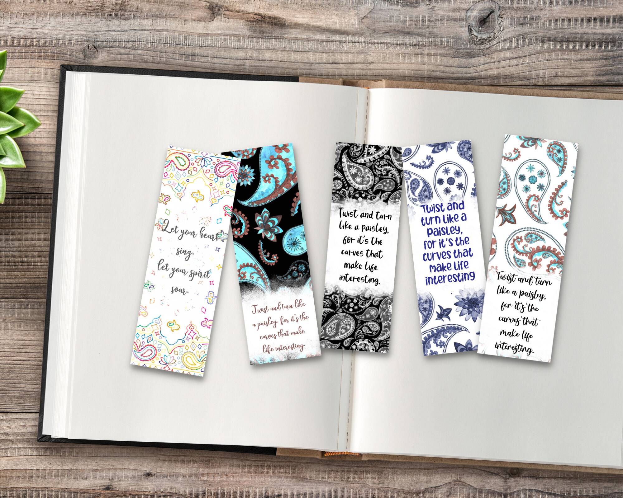 Large Set of Inspiring Bookmark Designs Over 50 Designs Downloadable ...