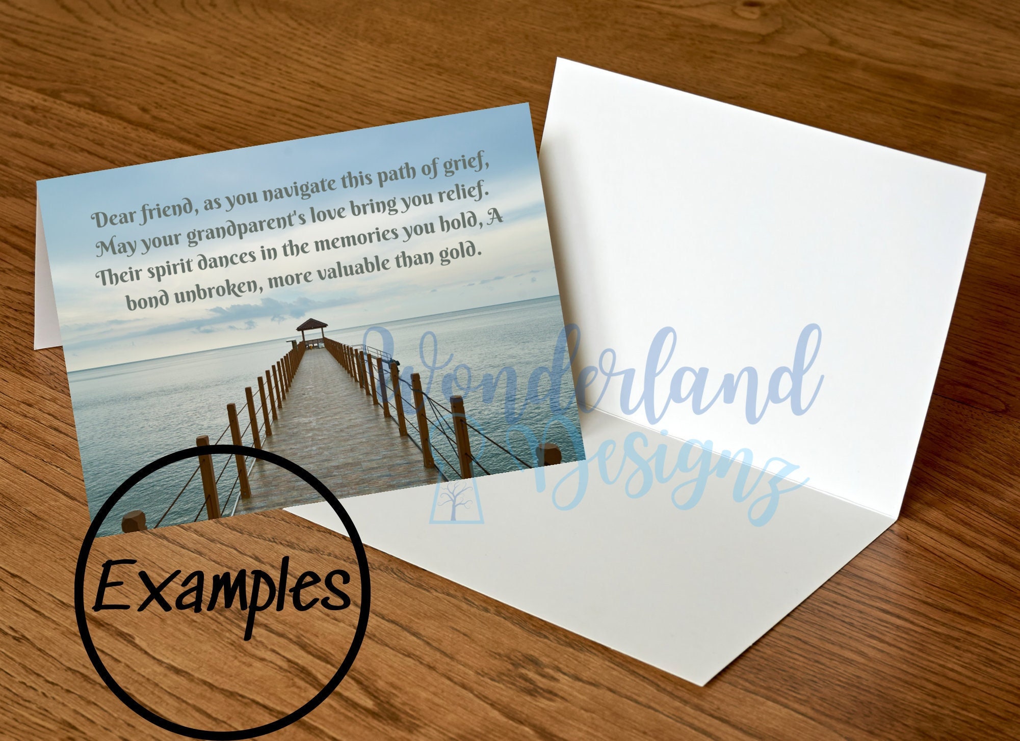 Bereavement Printable Cards PNG Digital Download Set dear Friend Grief ...